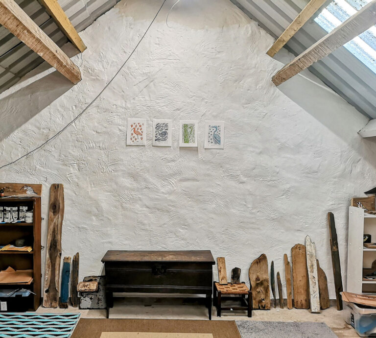 Liz Toole, printmaker & painter based in Anglesey